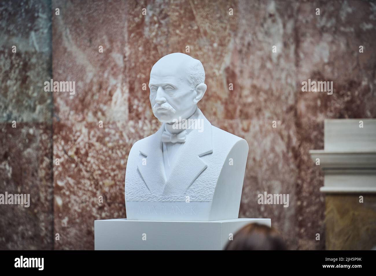 Donaustauf, Germany. 15th July, 2022. The bust of physicist and Nobel ...