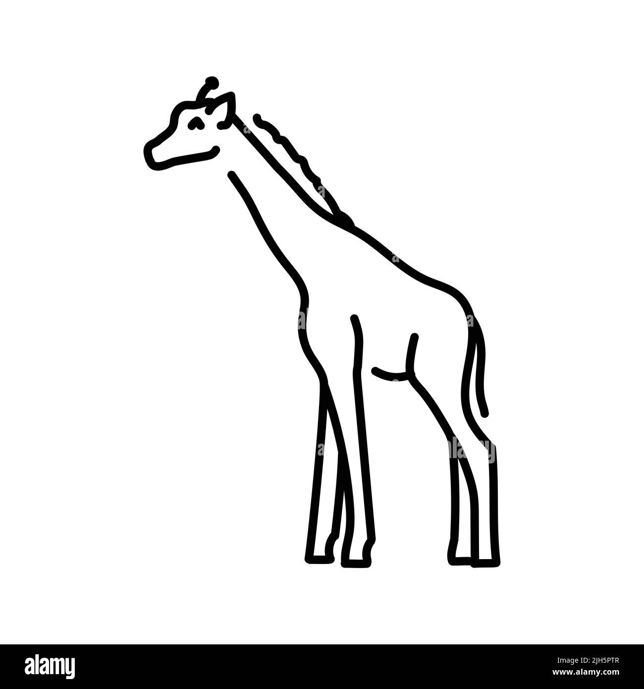 Giraffe digital Stock Vector Images - Alamy