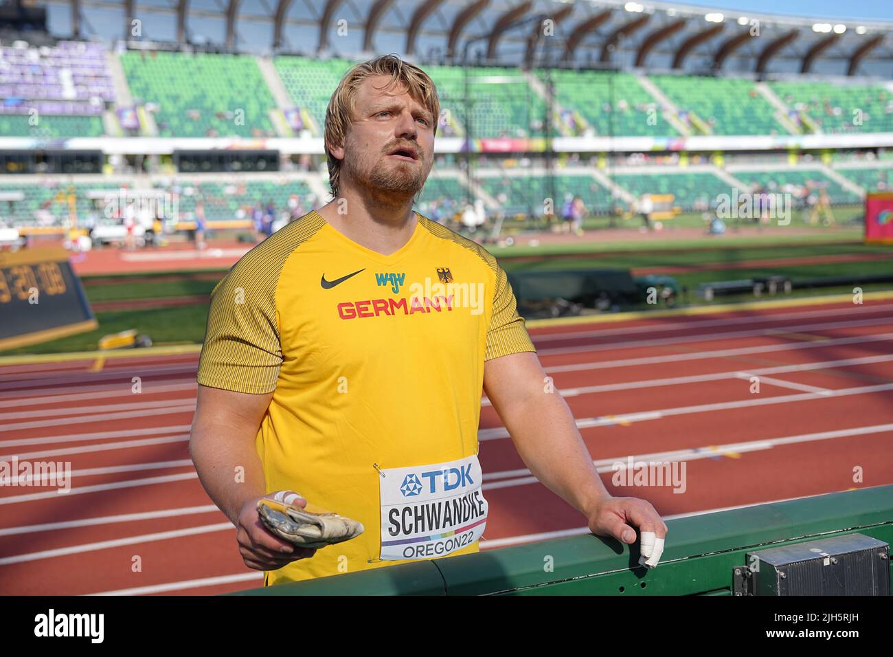 Eugene, USA. 15th July, 2022. Athletics World Championships: hammer ...