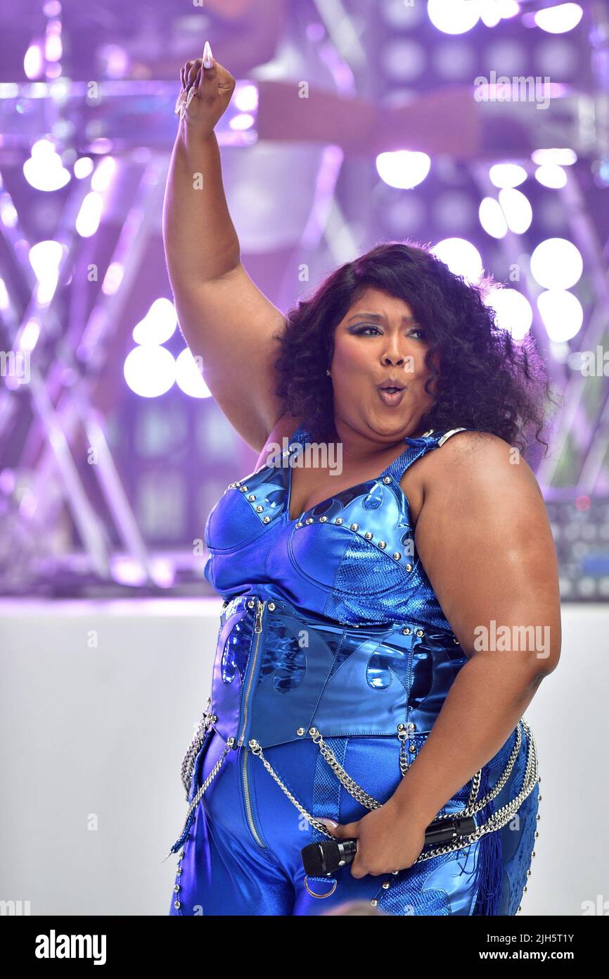 Nbc today show concert series with lizzo hi-res stock photography and ...