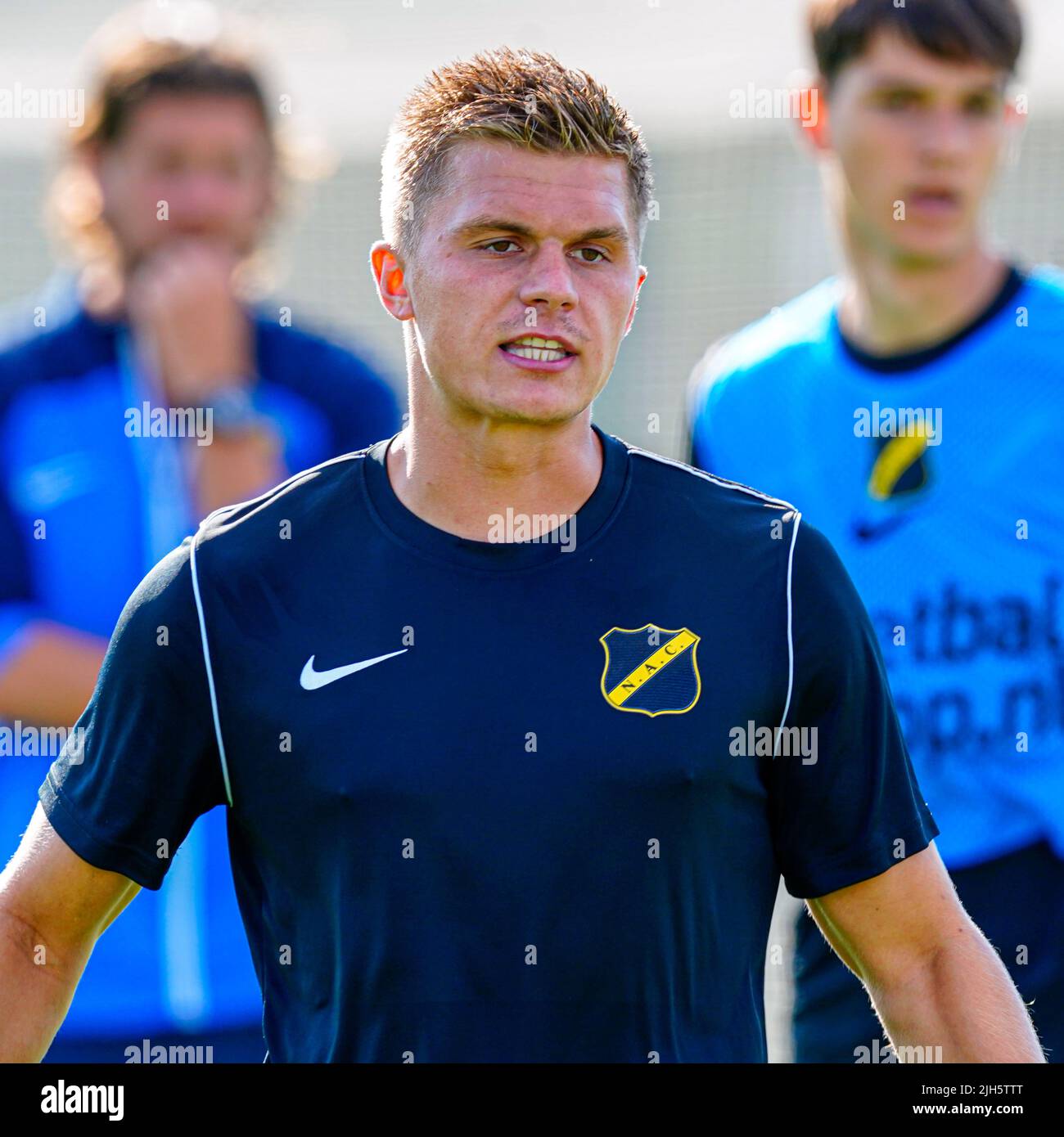 BREDA, NETHERLANDS - JULY 15: Alex Plat of NAC Breda during the pre ...