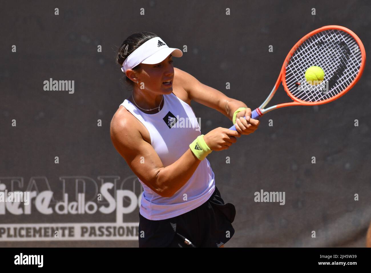 Rome, Italy. 15th July, 2022. Tara Wurth (CRO) vs Elina Avanesyan (RUS ...