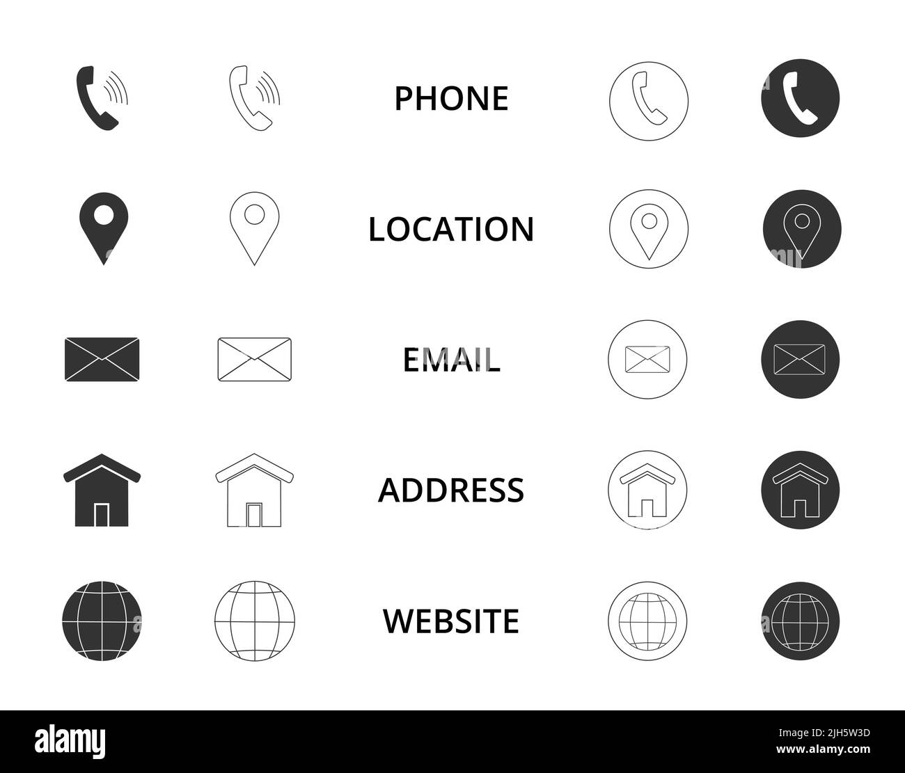 Business card template with contacts, website and company information ...