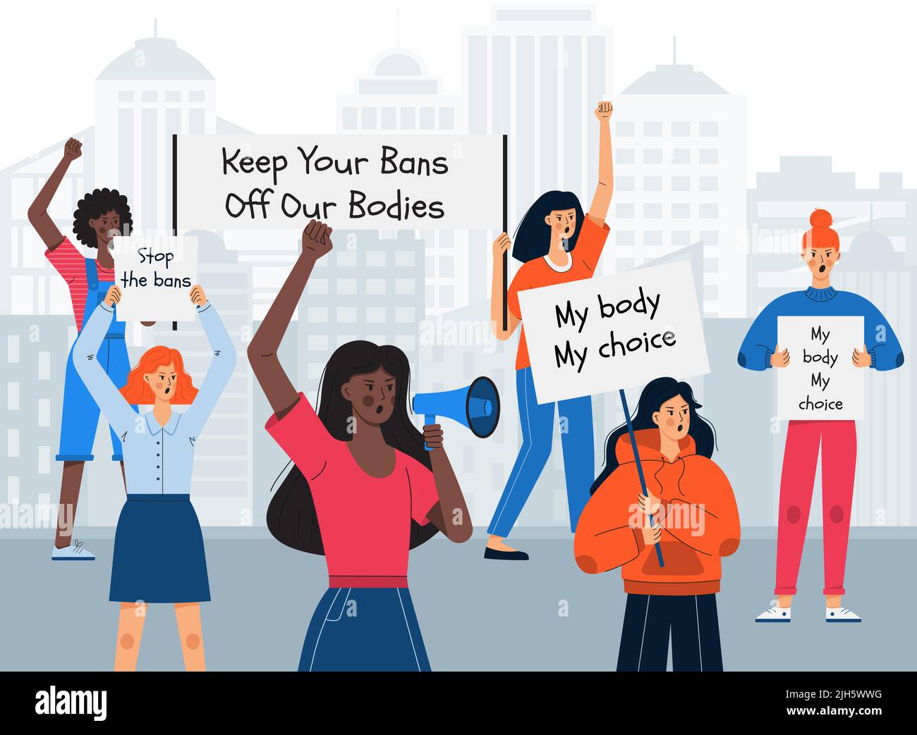 Pro feminist Stock Vector Images - Alamy