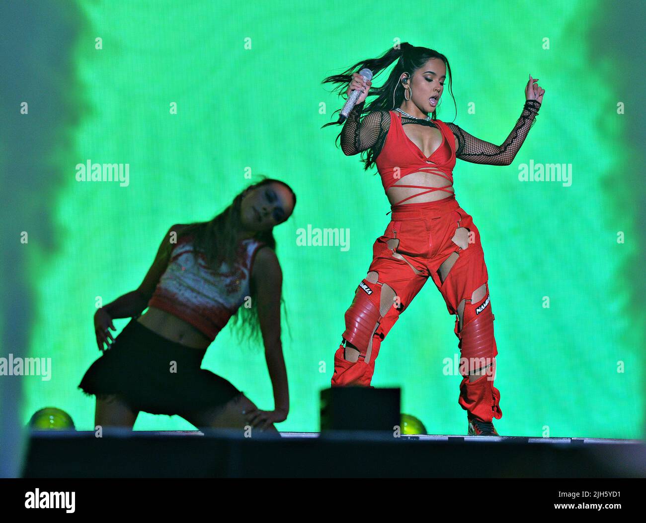 Singer Becky G performing in Canada Stock Photo - Alamy