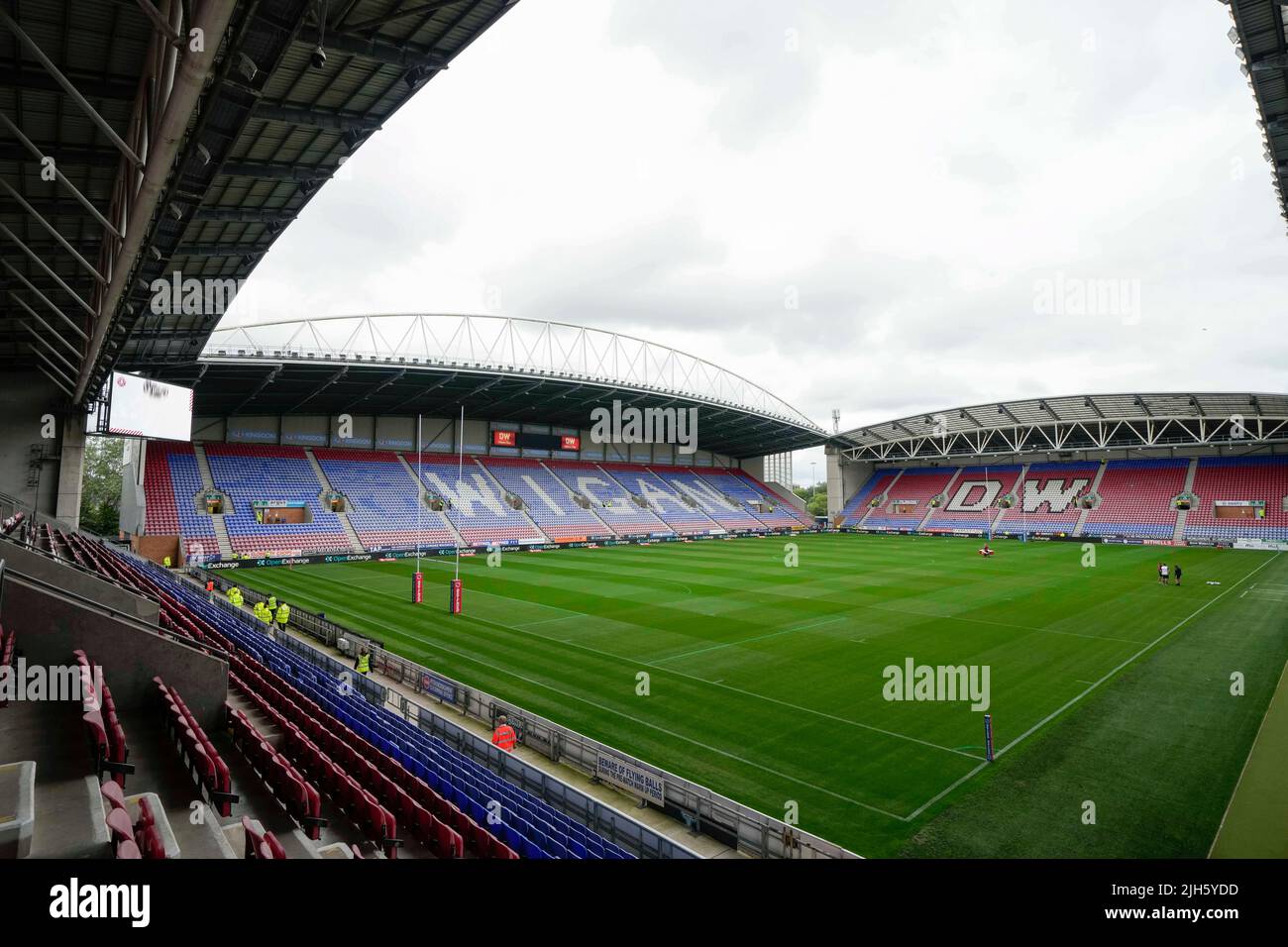 General view jjb stadium hi-res stock photography and images - Alamy