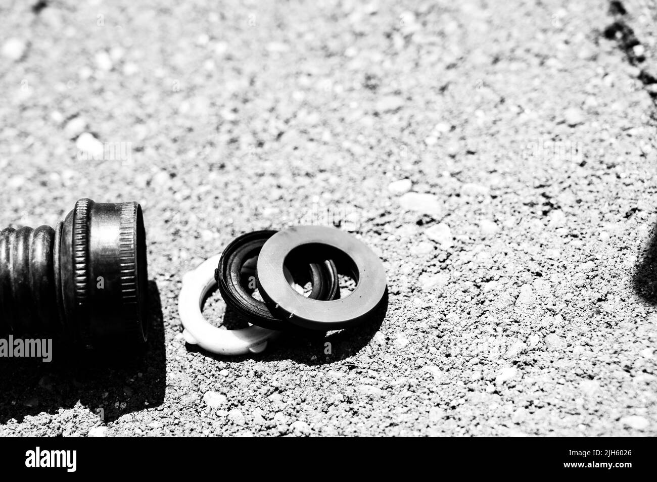 Female connector coupling Black and White Stock Photos & Images - Alamy