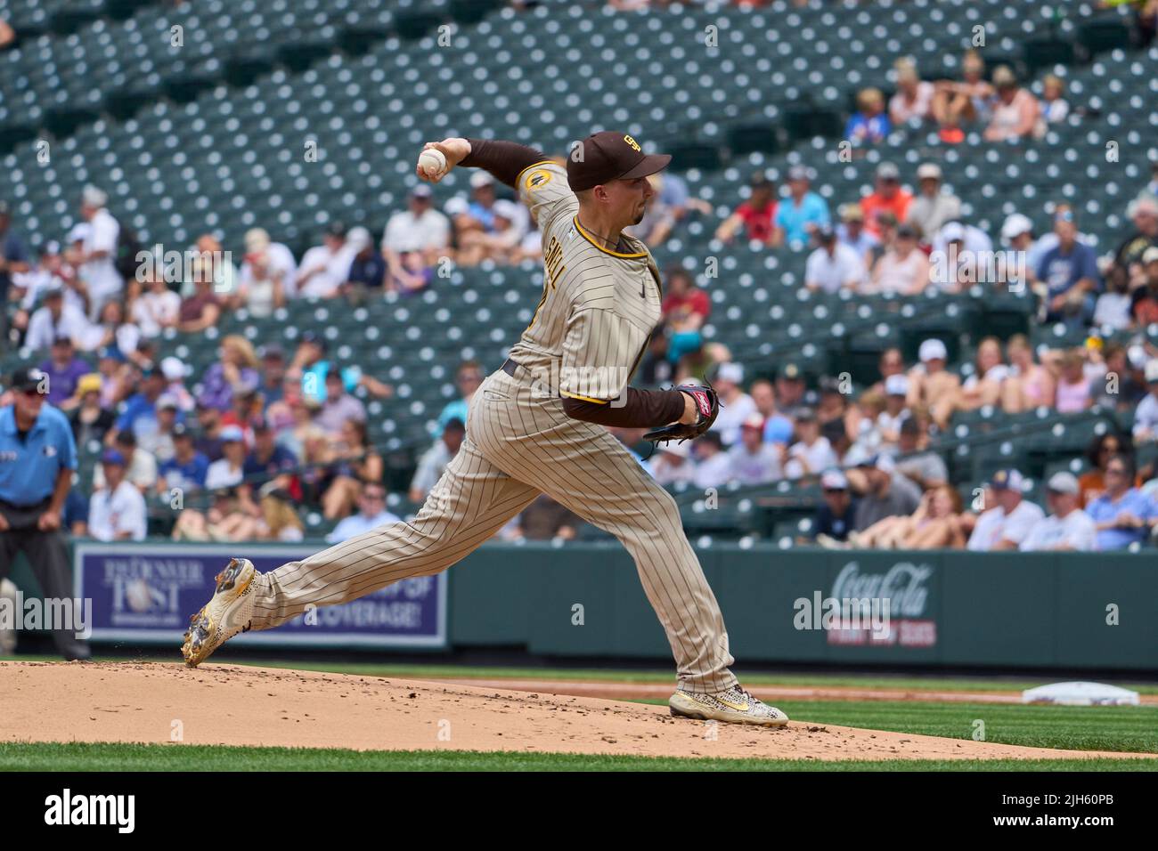 July 14 2022: San Diego pitcher Matt Snell (4) throws a pitch during ...