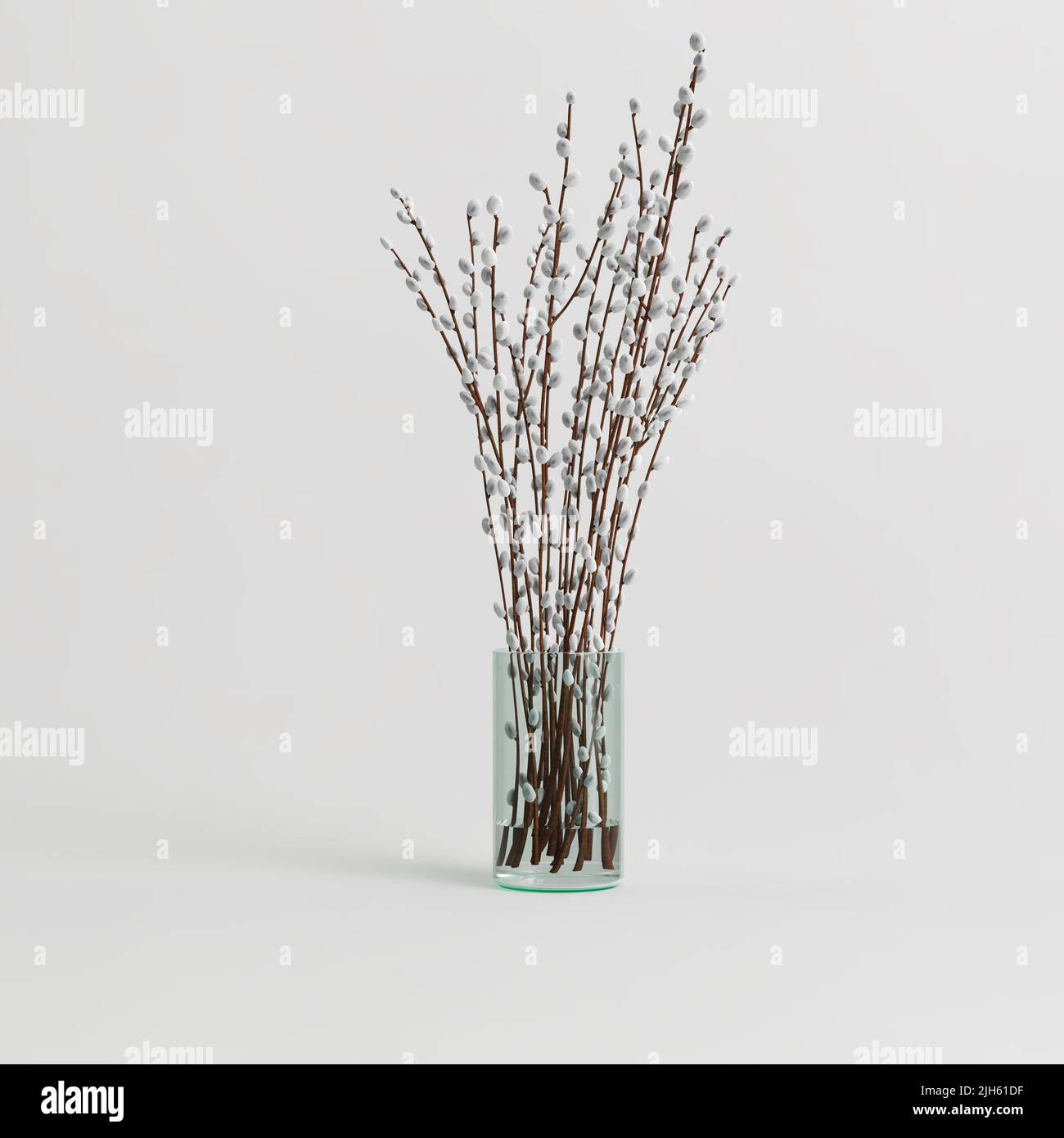 3d illustration of decorative vase inside isolated on white background ...