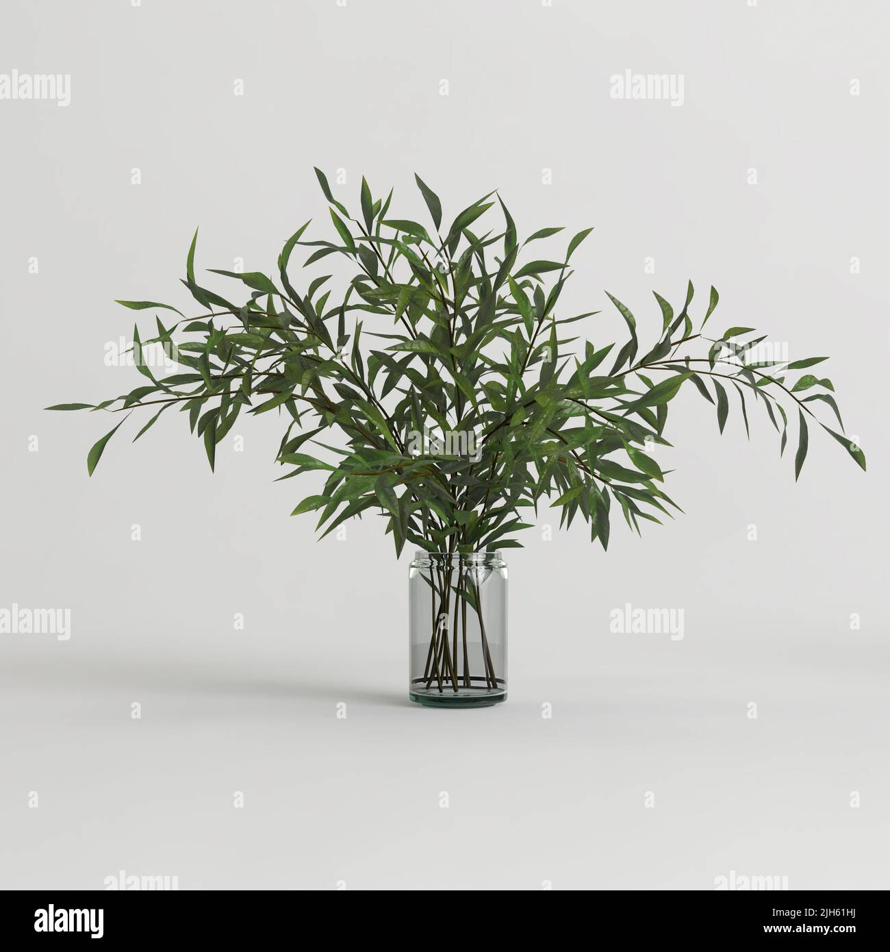 3d illustration of decorative vase inside isolated on white background ...