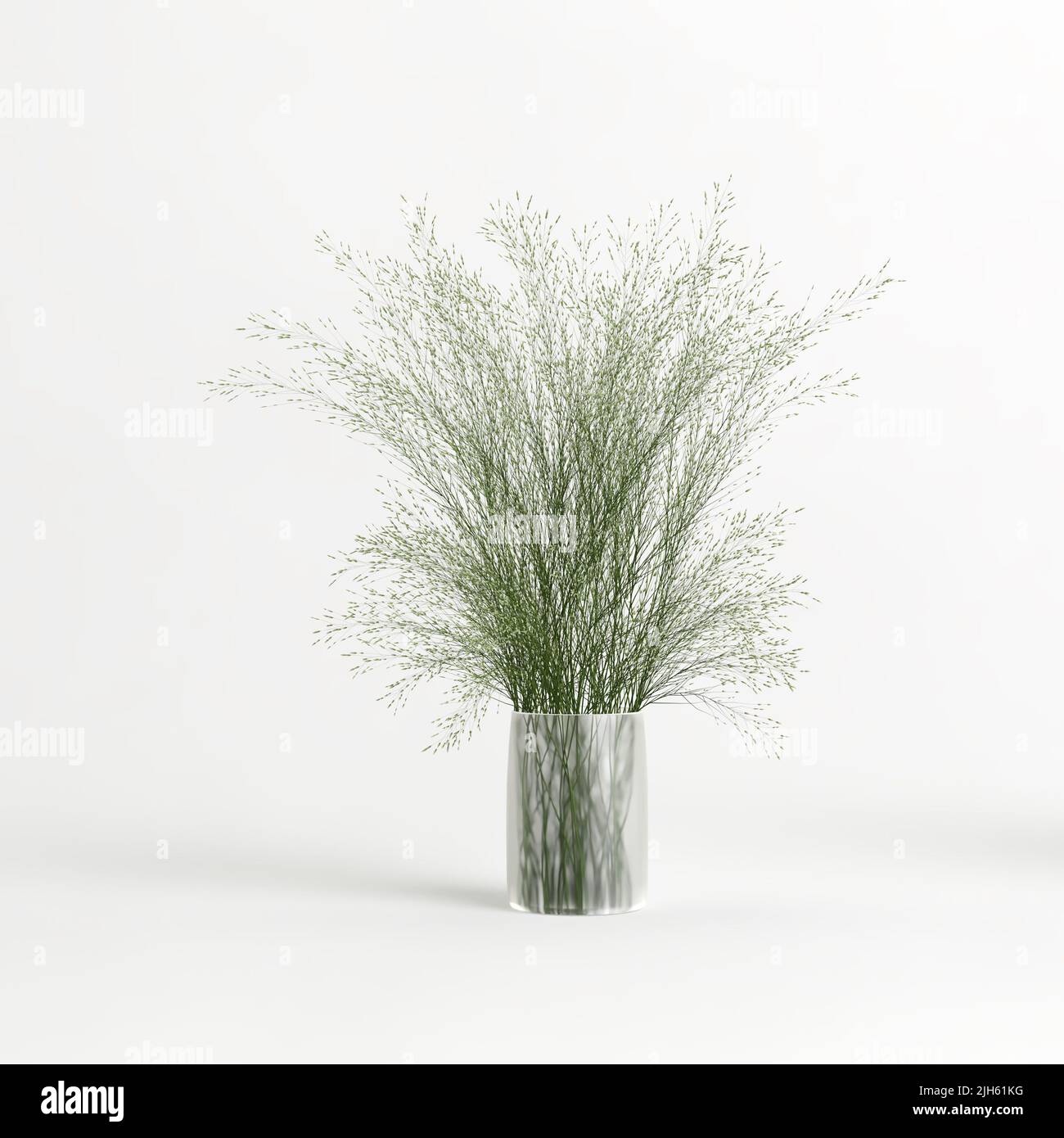 3d illustration of decorative vase inside isolated on white background ...