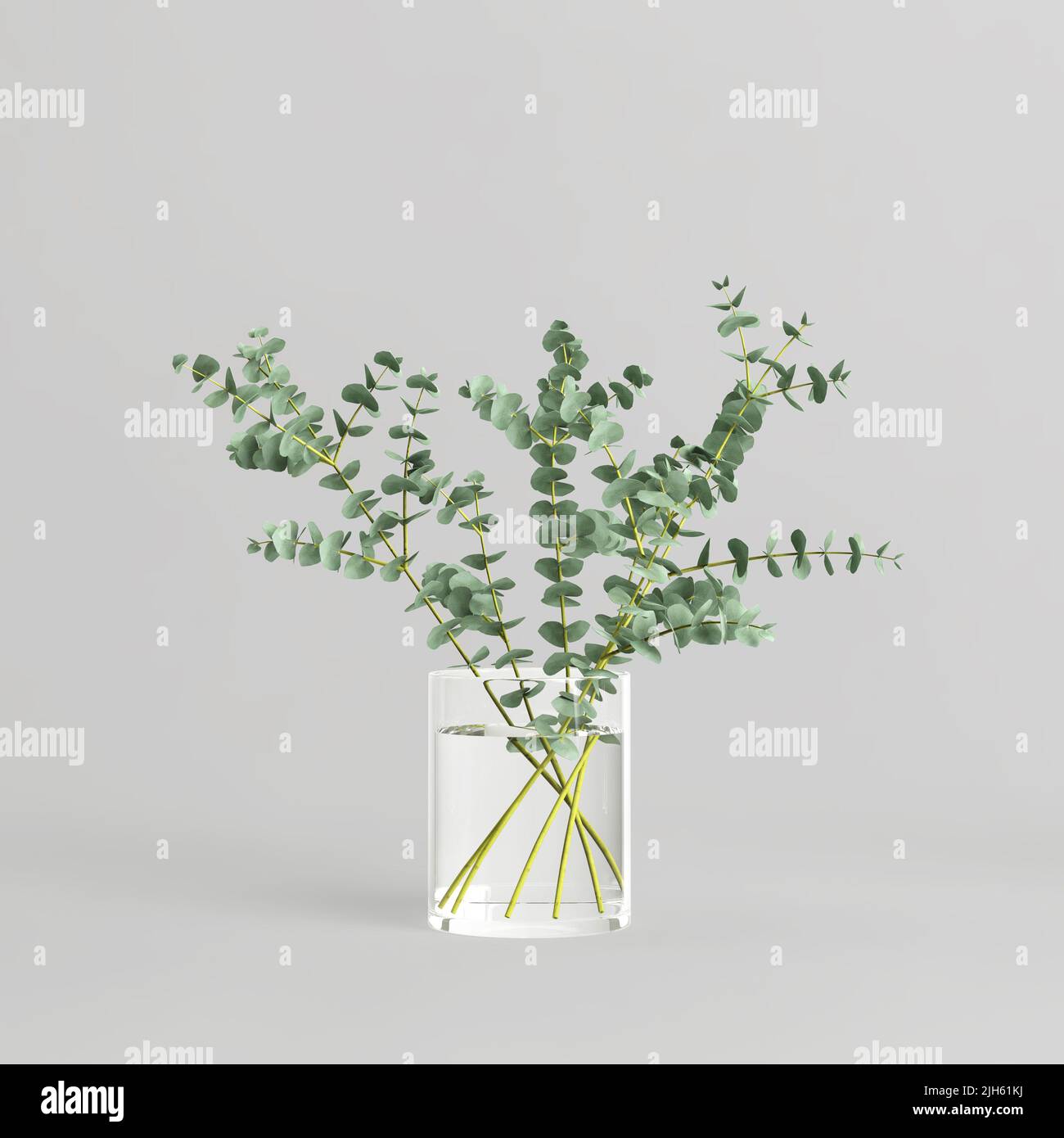 3d illustration of decorative vase inside isolated on white background ...