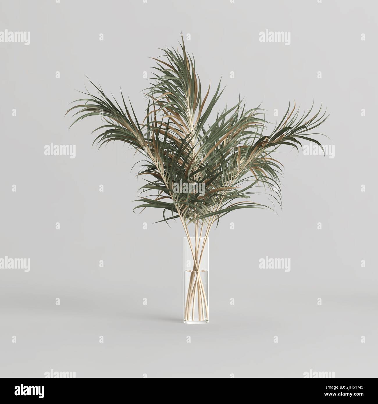 3d illustration of decorative vase inside isolated on white background ...