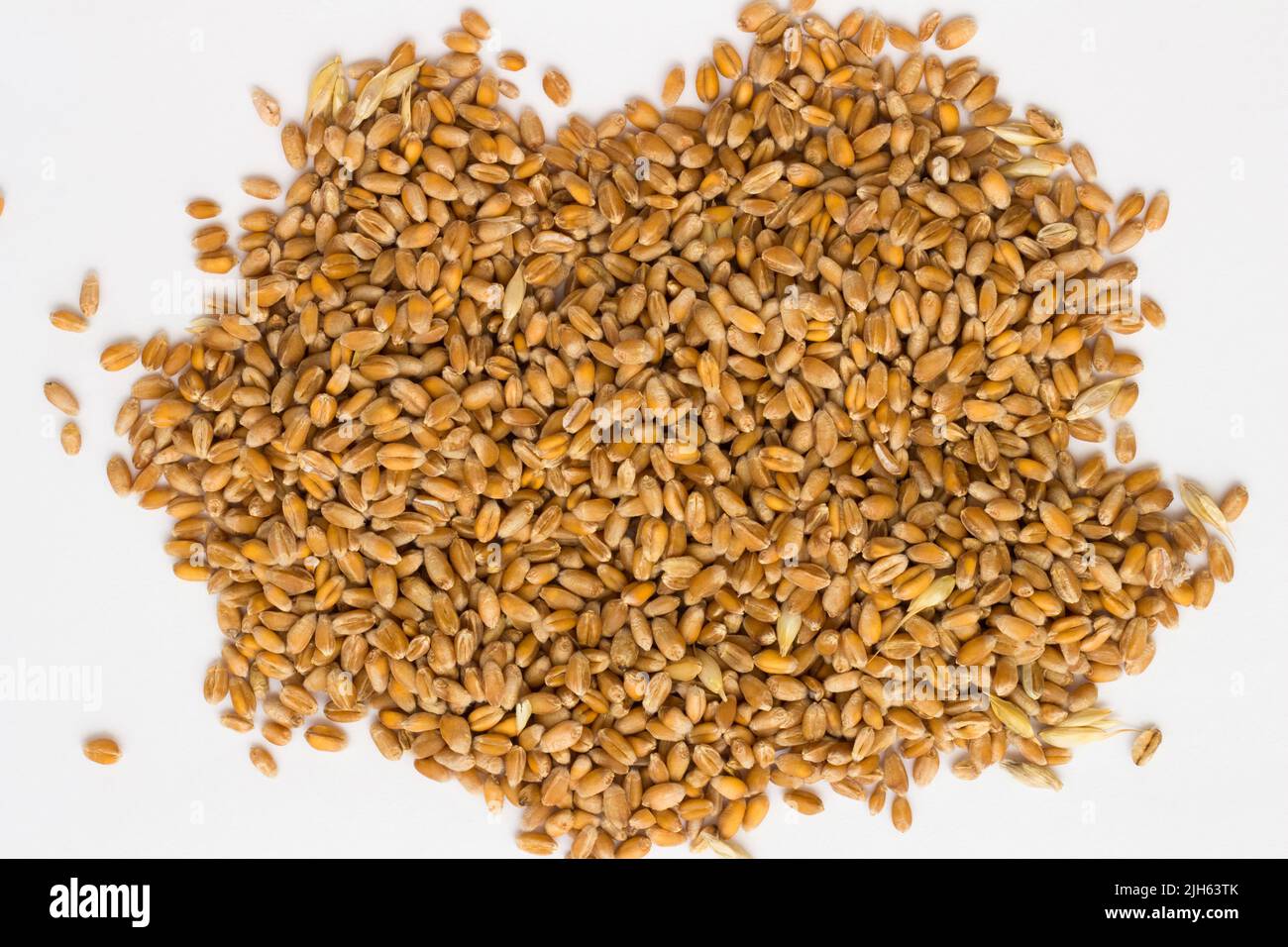 Wheat grains on straw hi-res stock photography and images - Alamy