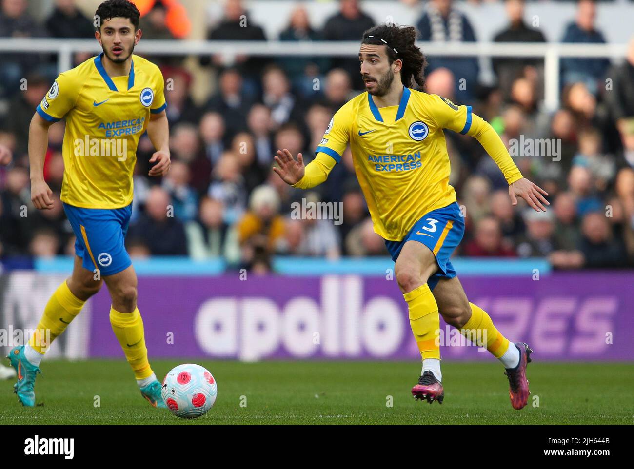 Marc Cucurella of Brighton & Hove Albion - Newcastle United v Brighton ...