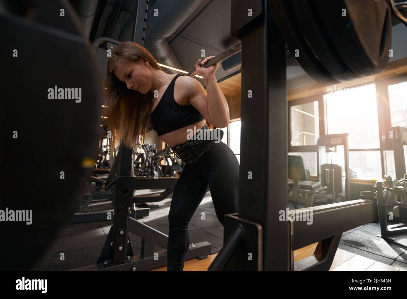 Professional female weightlifter hi-res stock photography and images ...