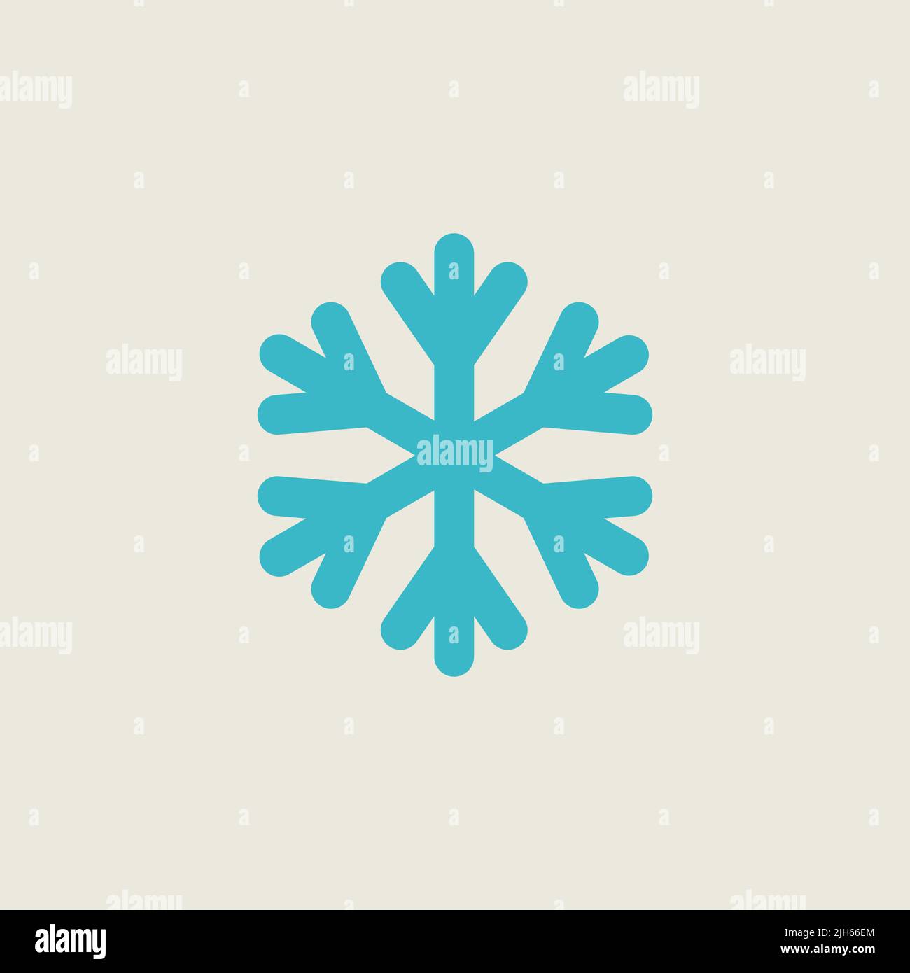 Snowflakes vector icon. Meteorology sign. Graph symbol for travel ...