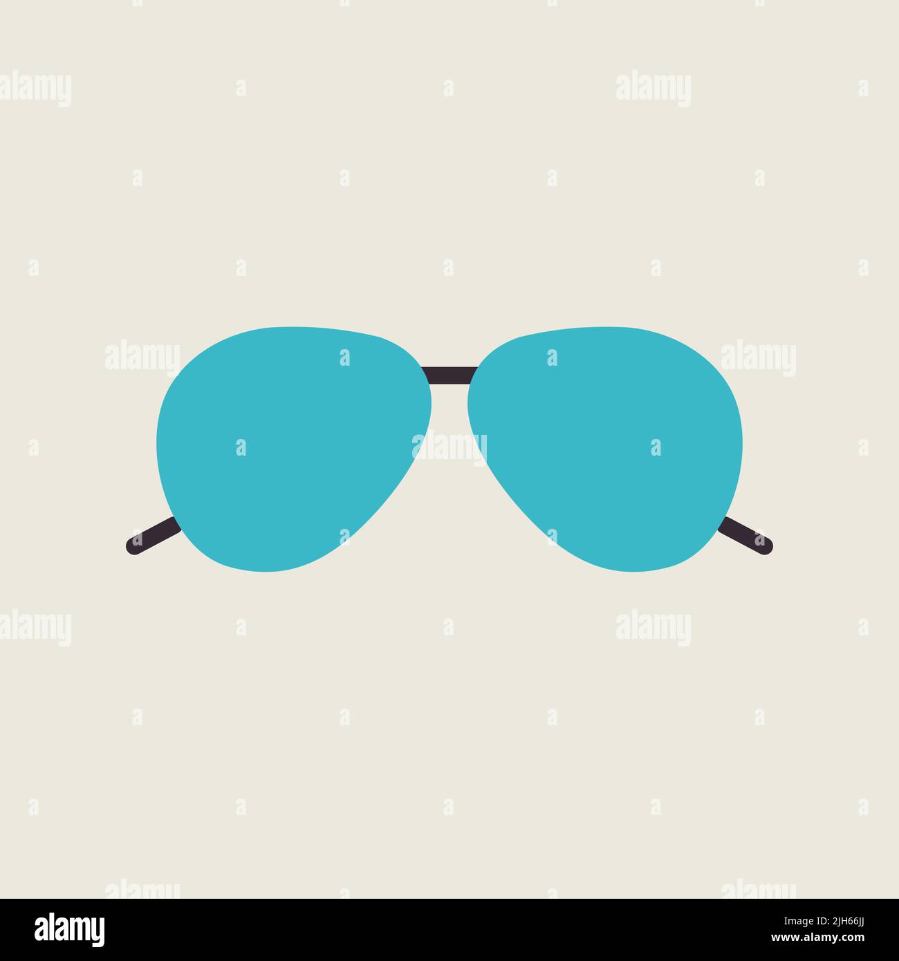 Sunglasses vector icon. Summer sign. Graph symbol for travel and ...
