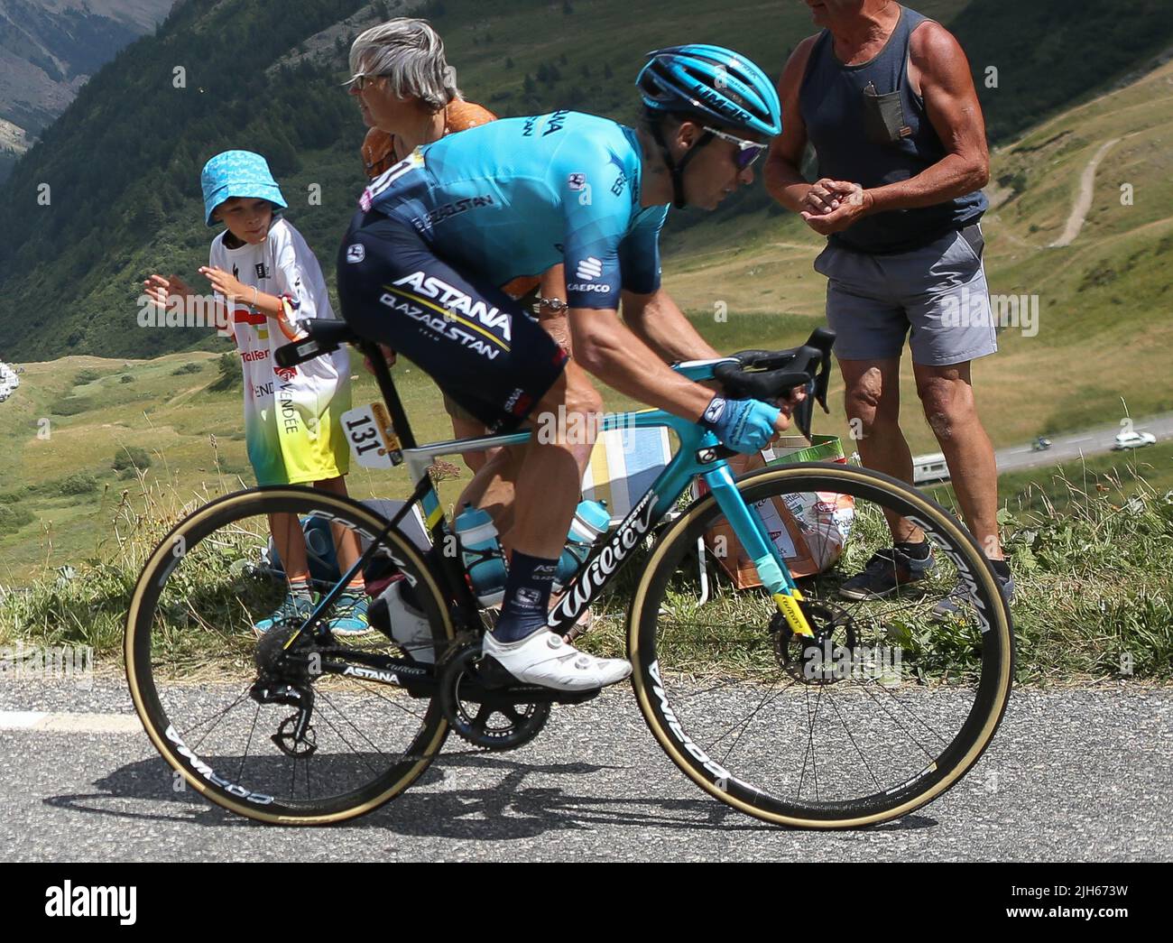 Alexey Lutsenko of Astana Qazaqstan Team during the Tour de France 2022 ...