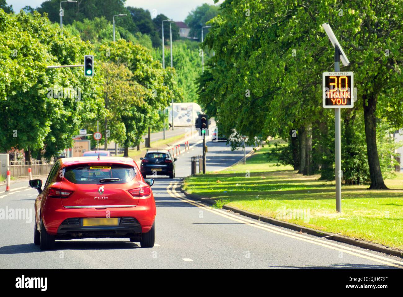 A82 great western road speed camera trap and measurer saying thankyou ...