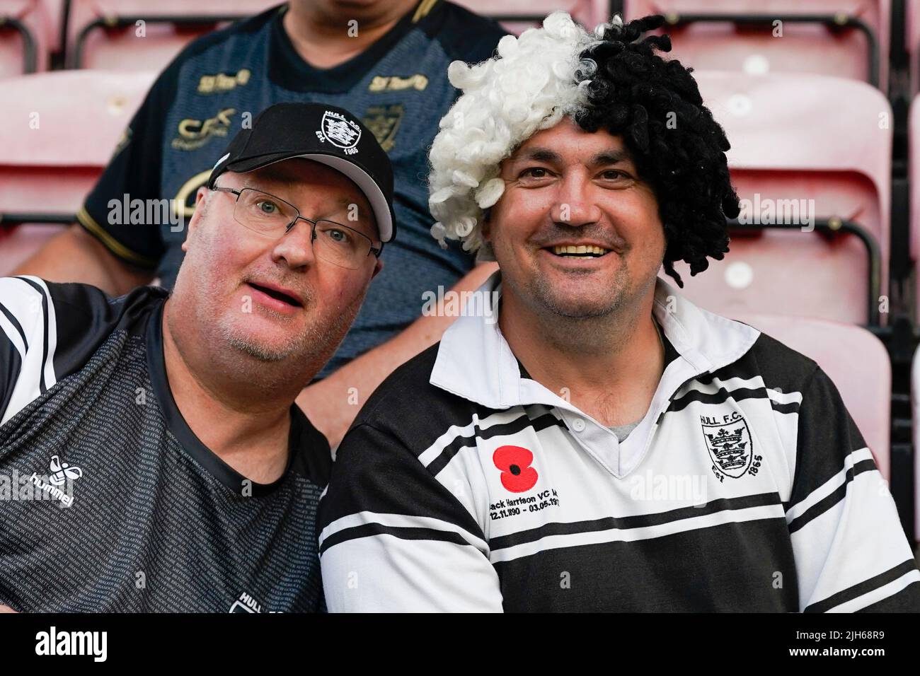 Hull FC fans during the game Stock Photo - Alamy