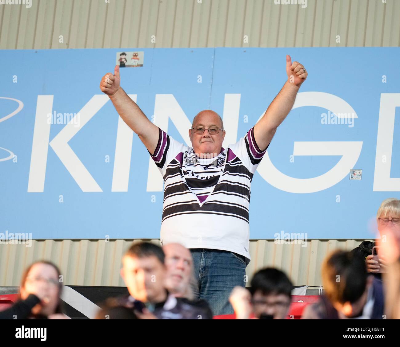 Hull FC fan during the game Stock Photo - Alamy