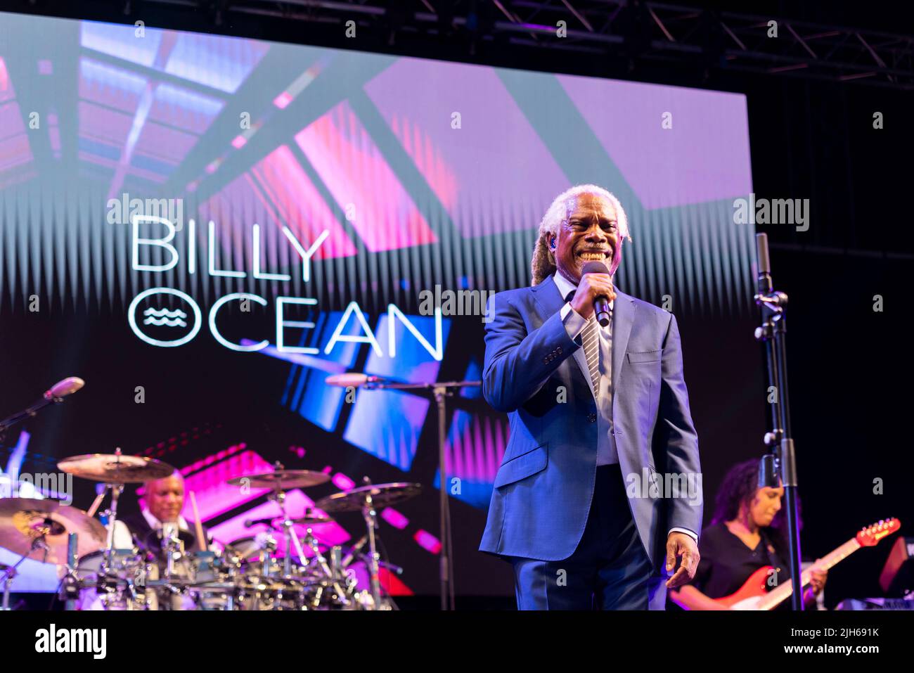 Billy Ocean performing at the Soultasia music festival in Promenade ...