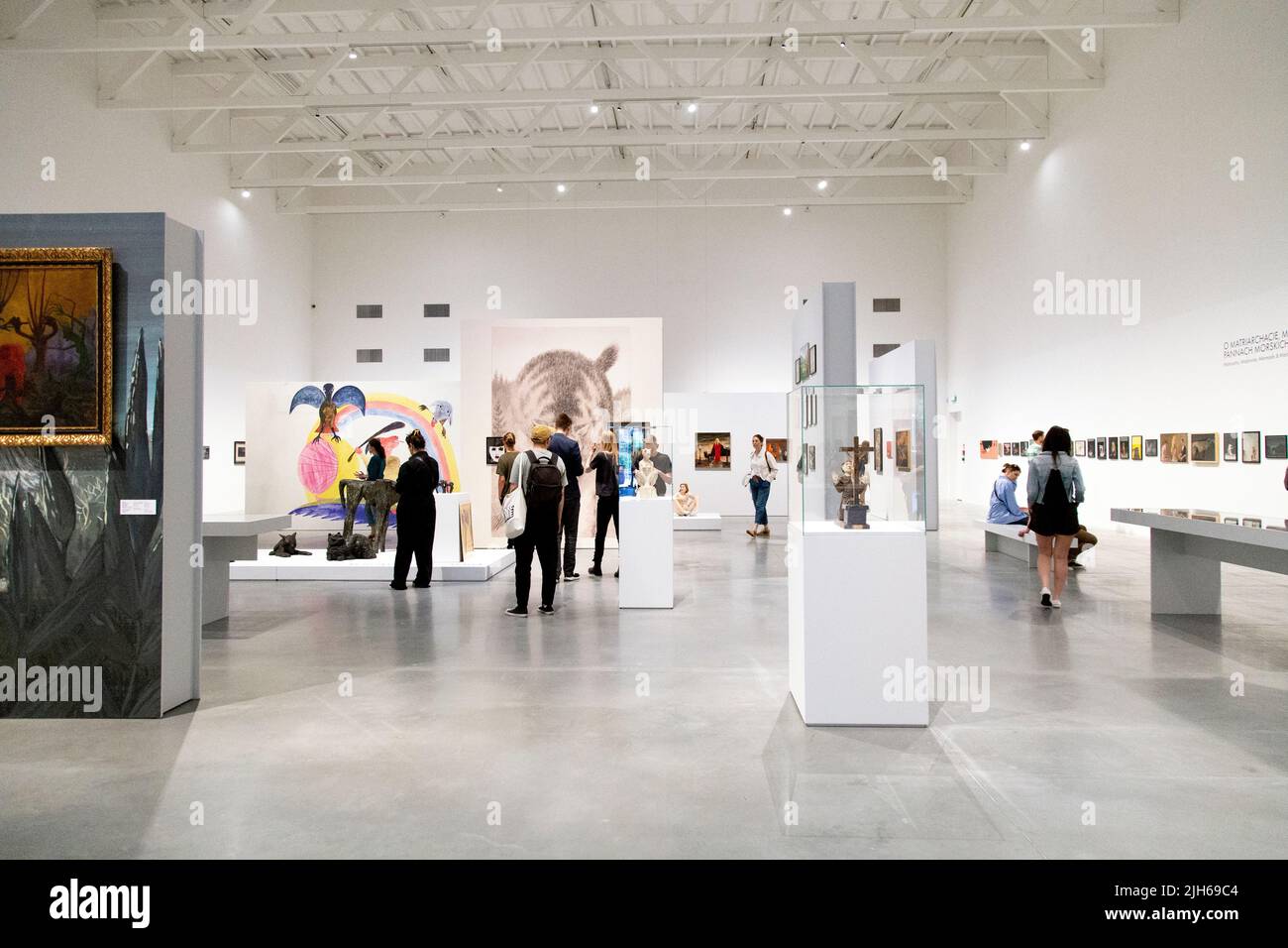 Modern Art Gallery Interior