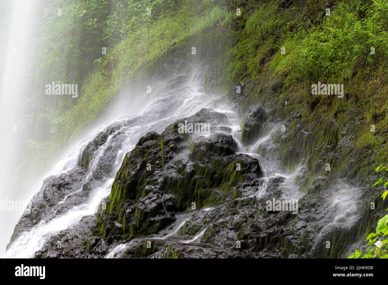 Drake Falls in Silver Falls State Park, Oregon Stock Photo - Alamy