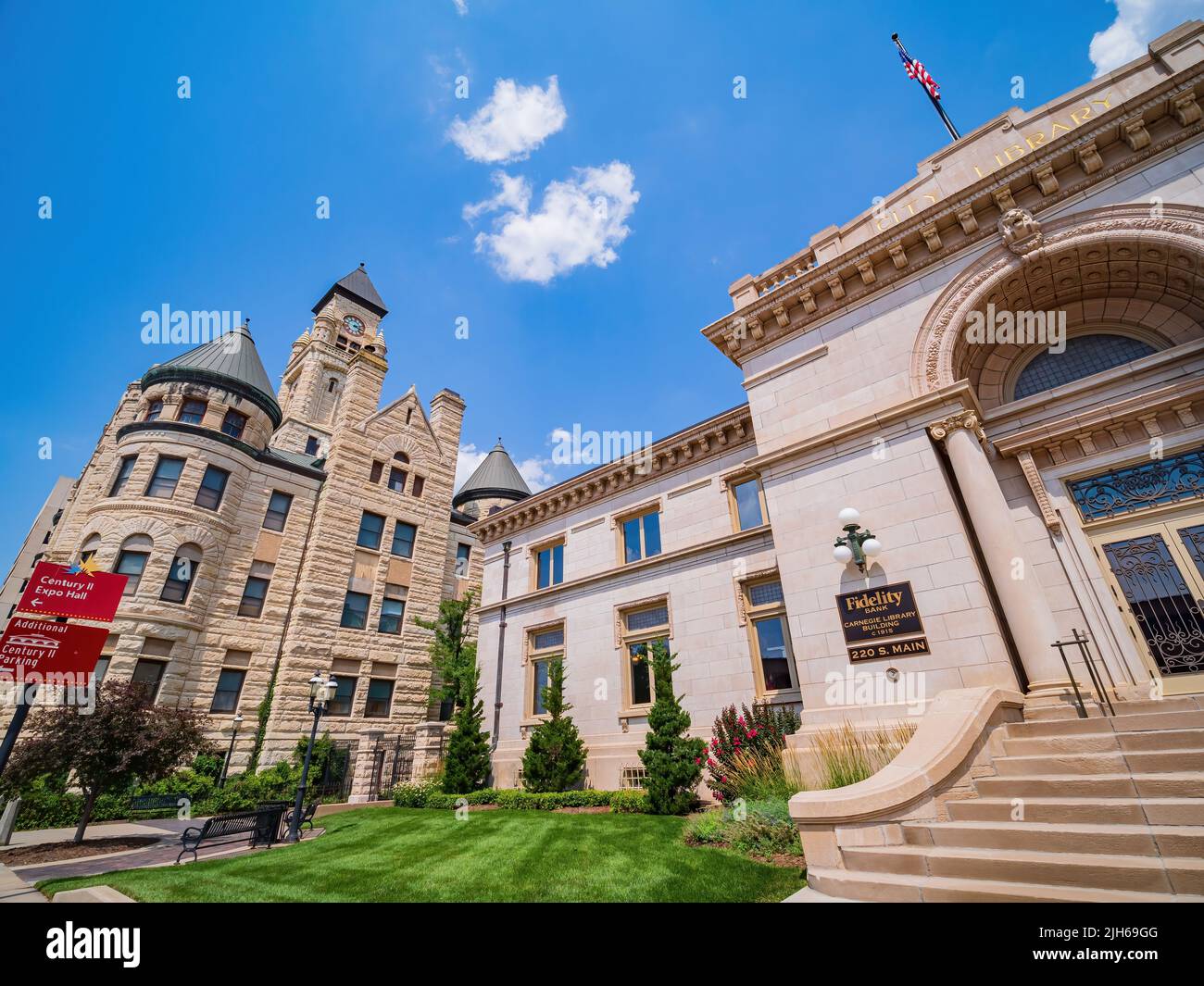 Exterior view of the Wichita-Sedgwick County Historical Museum at ...