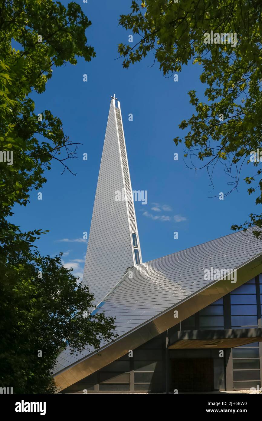 St. Andreas, catholic church, modern architecture, architect Wilfried ...