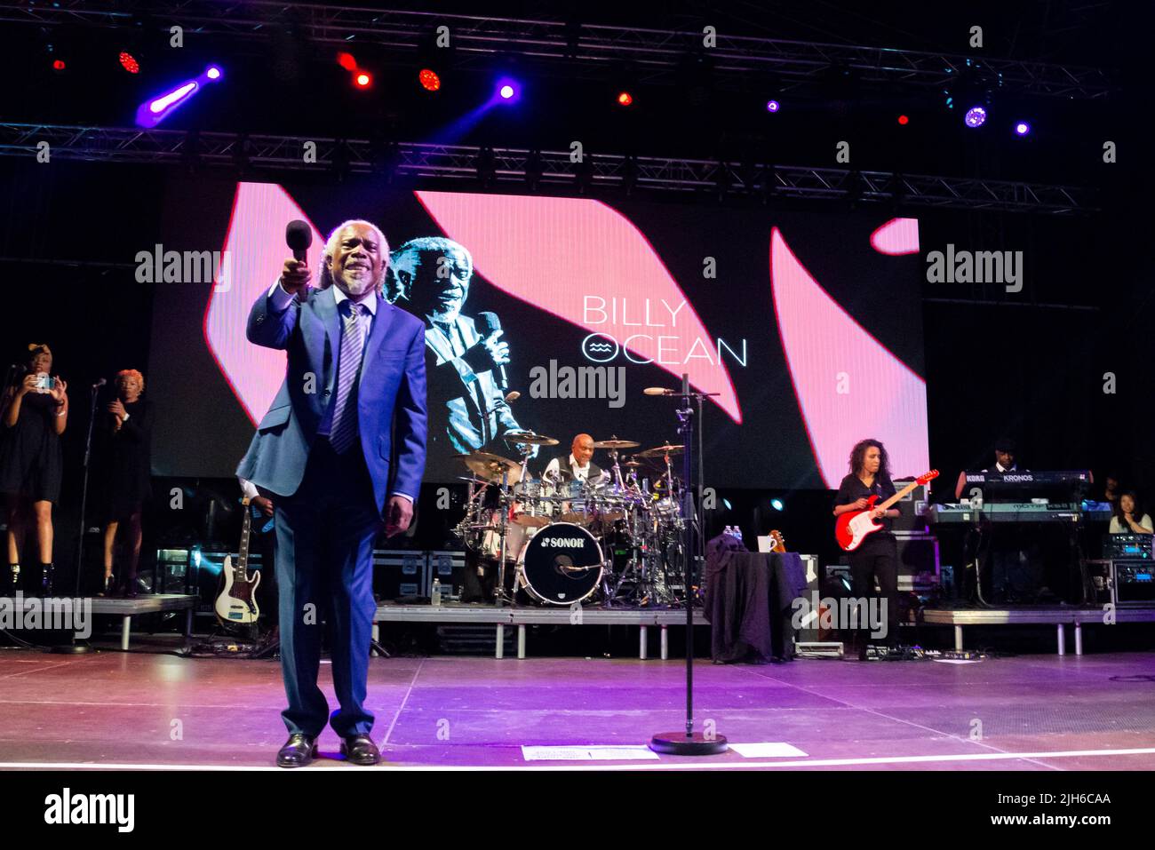 Billy Ocean performing at the Soultasia music festival in Promenade ...