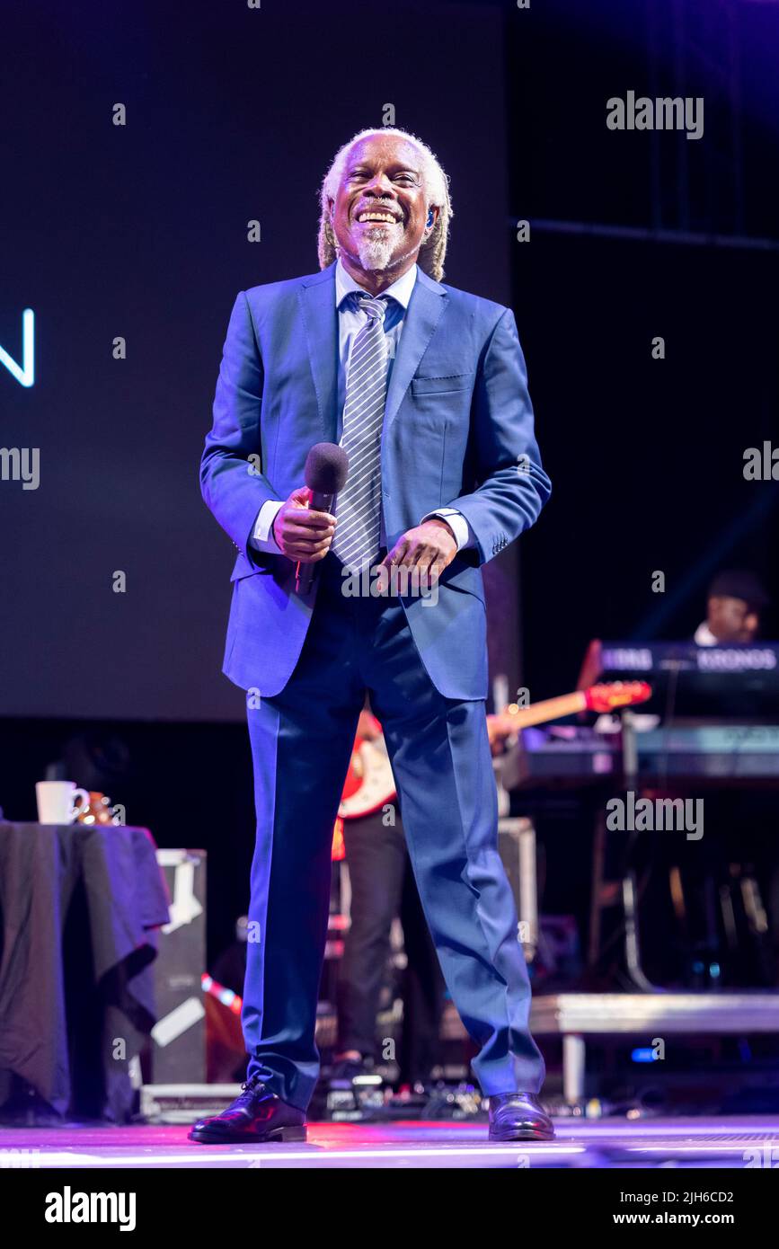 Billy Ocean performing at the Soultasia music festival in Promenade ...