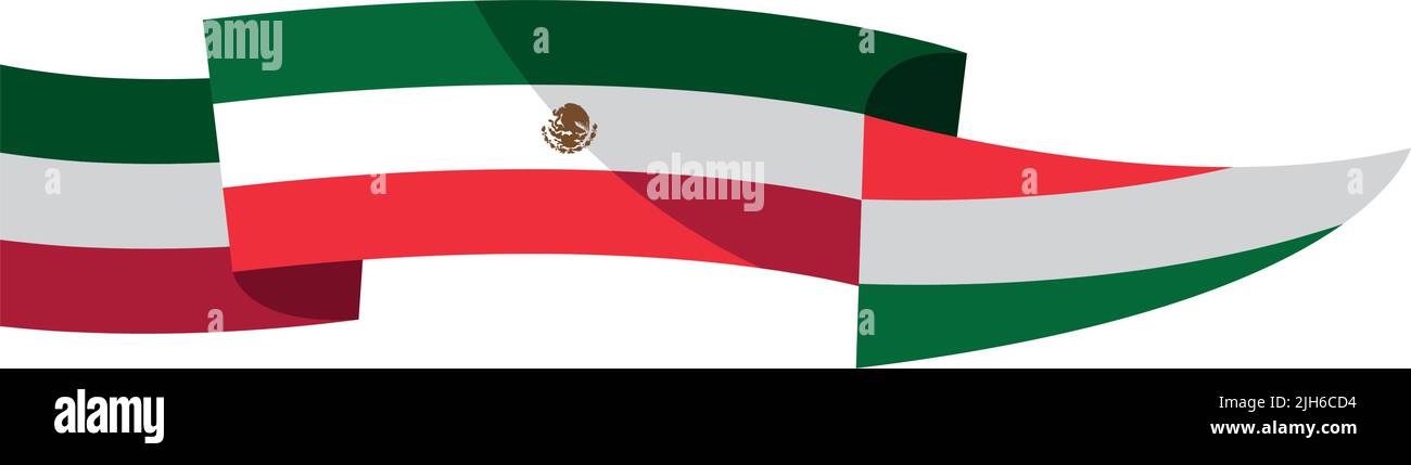 mexican flag emblem isolated icon Stock Vector Image & Art - Alamy