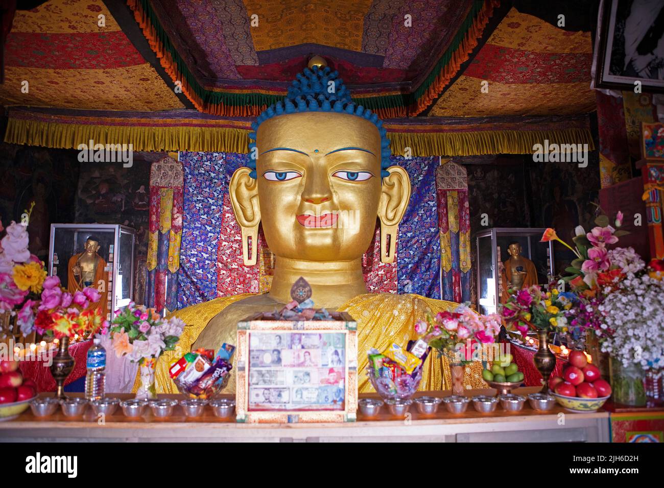 Maitreya Buddha, Shey Palace, Royal Palace, Leh, Ladakh, India Stock ...