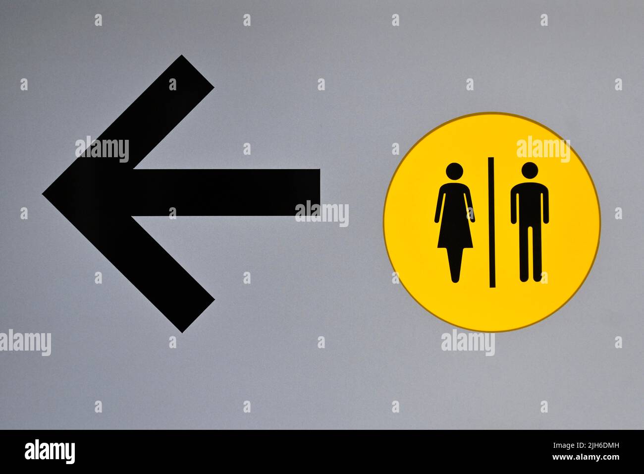Men and woman toilet sign hi-res stock photography and images - Alamy