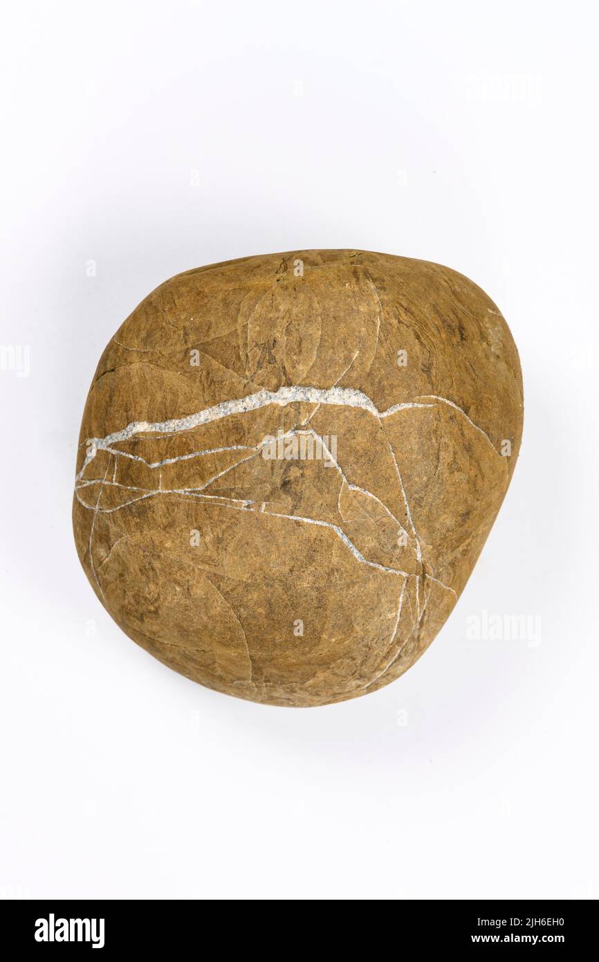 Boulder, stone, cropped, white background, studio shot Stock Photo - Alamy