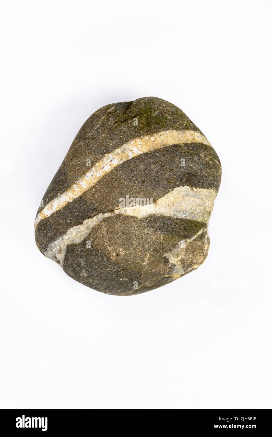 Boulder, stone, cropped, white background, studio shot Stock Photo - Alamy