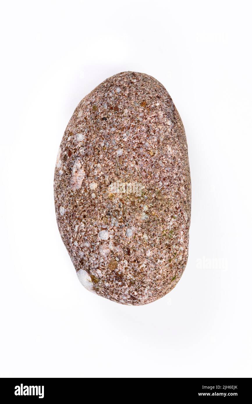 Boulder, stone, cropped, white background, studio shot Stock Photo - Alamy