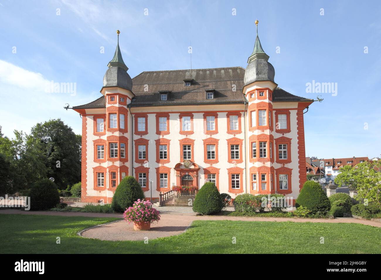 Baroque castle in Bonndorf, Southern Black Forest, Black Forest, Baden ...