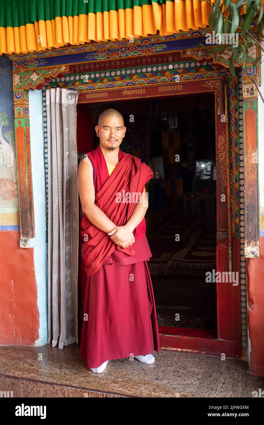 Himalayan monastery interior hi-res stock photography and images - Alamy