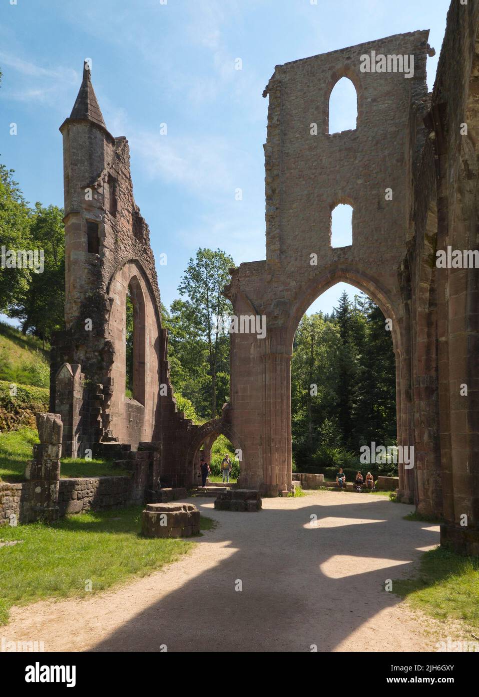 All Saints Monastery Ruins in the Black Forest National Park, Upper ...