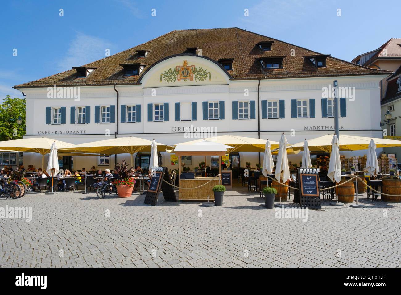 Greth am Landungsplatz, cultural monument, Ueberlingen, Lake Constance ...
