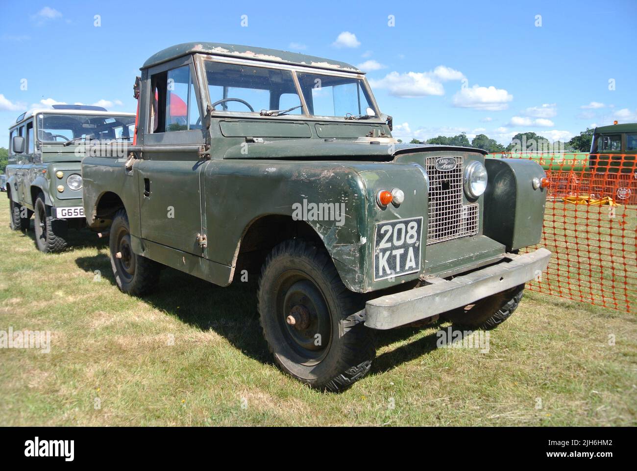 A 1961 Land Rover parked on display at the 47th Historic Vehicle ...