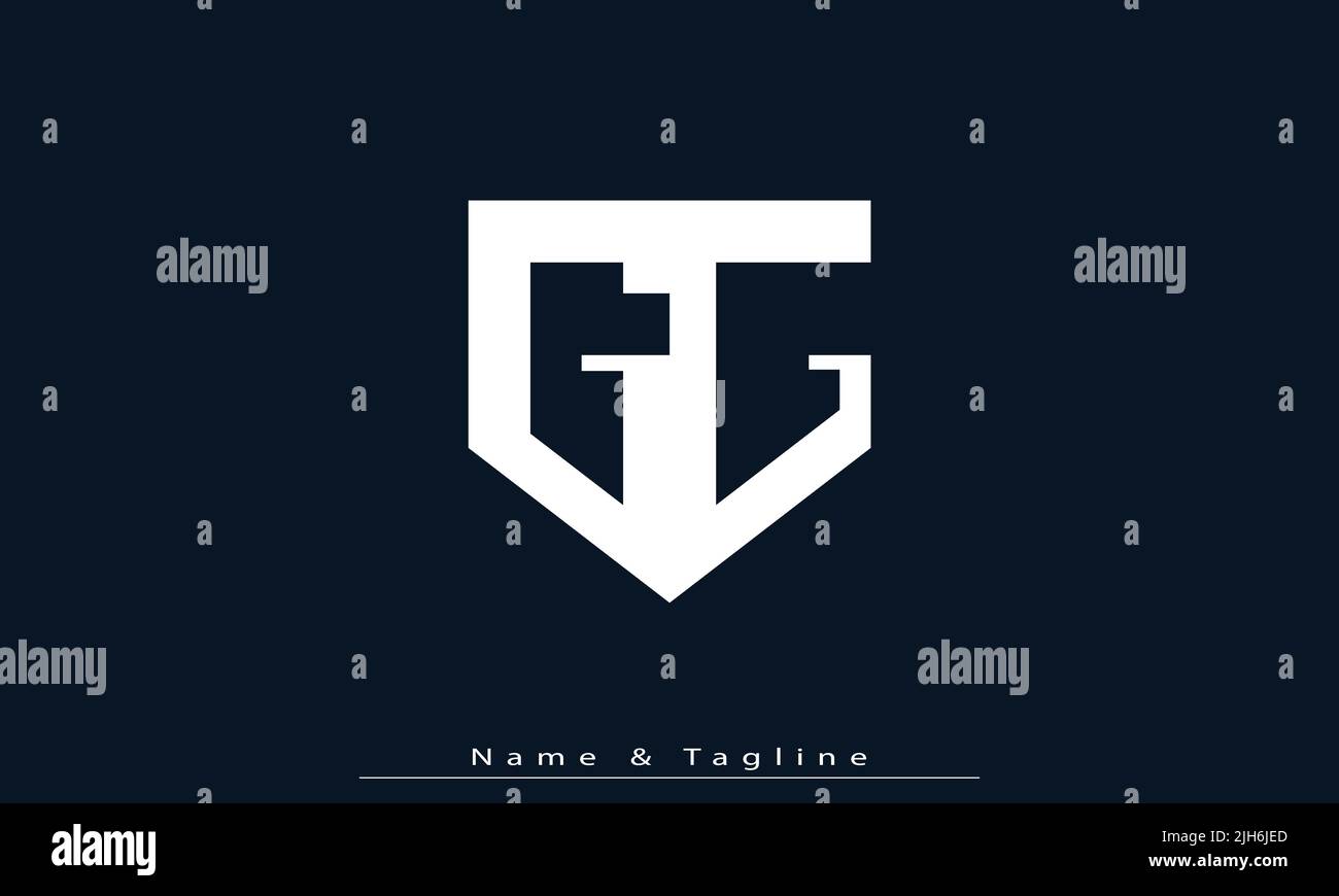 Letter gg logo hi-res stock photography and images - Alamy