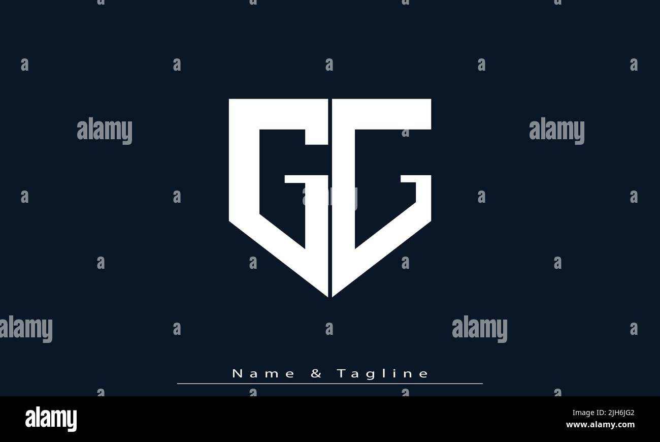 Letter gg logo Stock Vector Images - Alamy