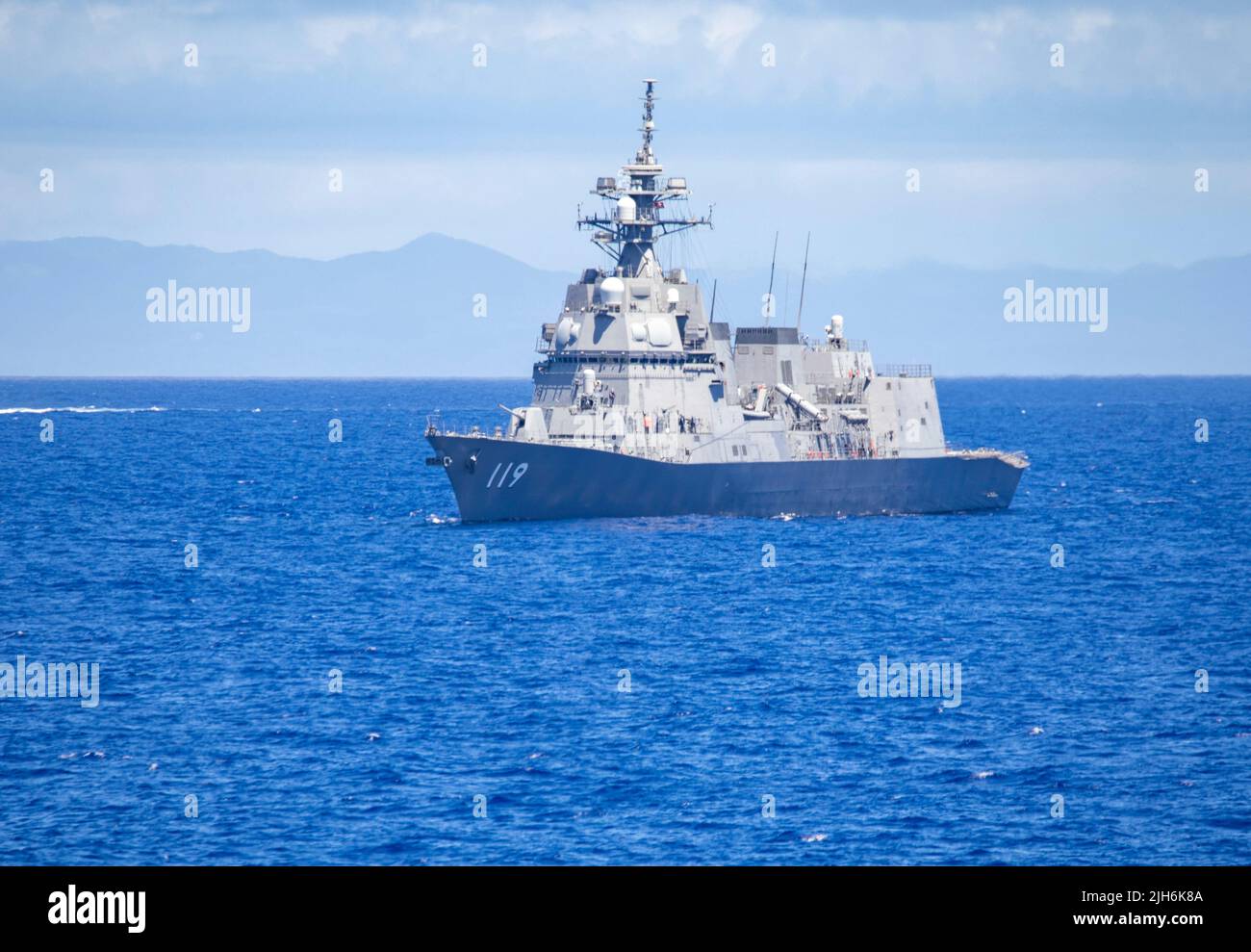 EAST CHINA SEA (July 6, 2022) Japan Maritime Self-Defense Force Asahi ...