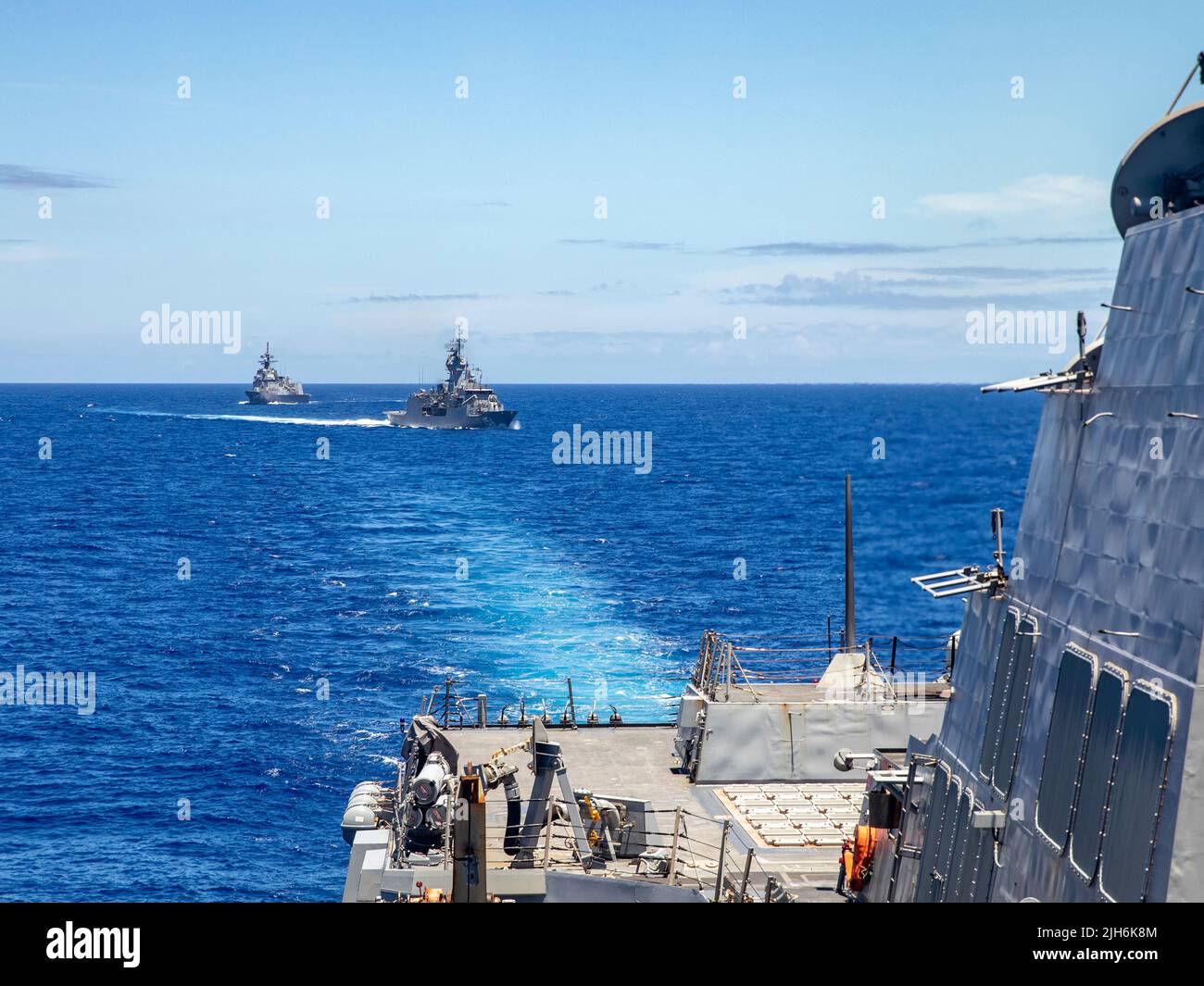 EAST CHINA SEA (July 6, 2022) Japan Maritime Self-Defense Force Asahi ...