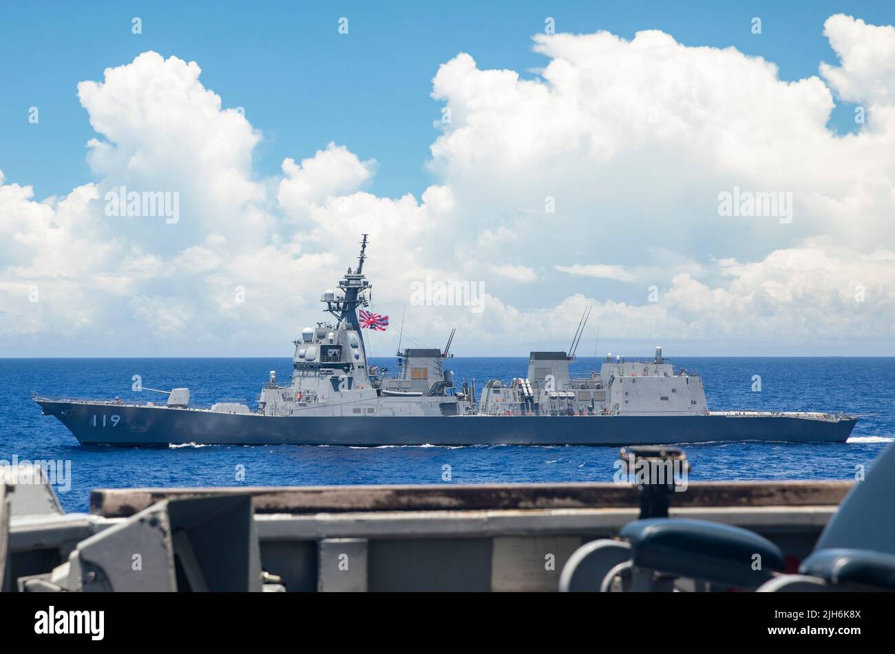 EAST CHINA SEA (July 6, 2022) Japan Maritime Self-Defense Force Asahi ...
