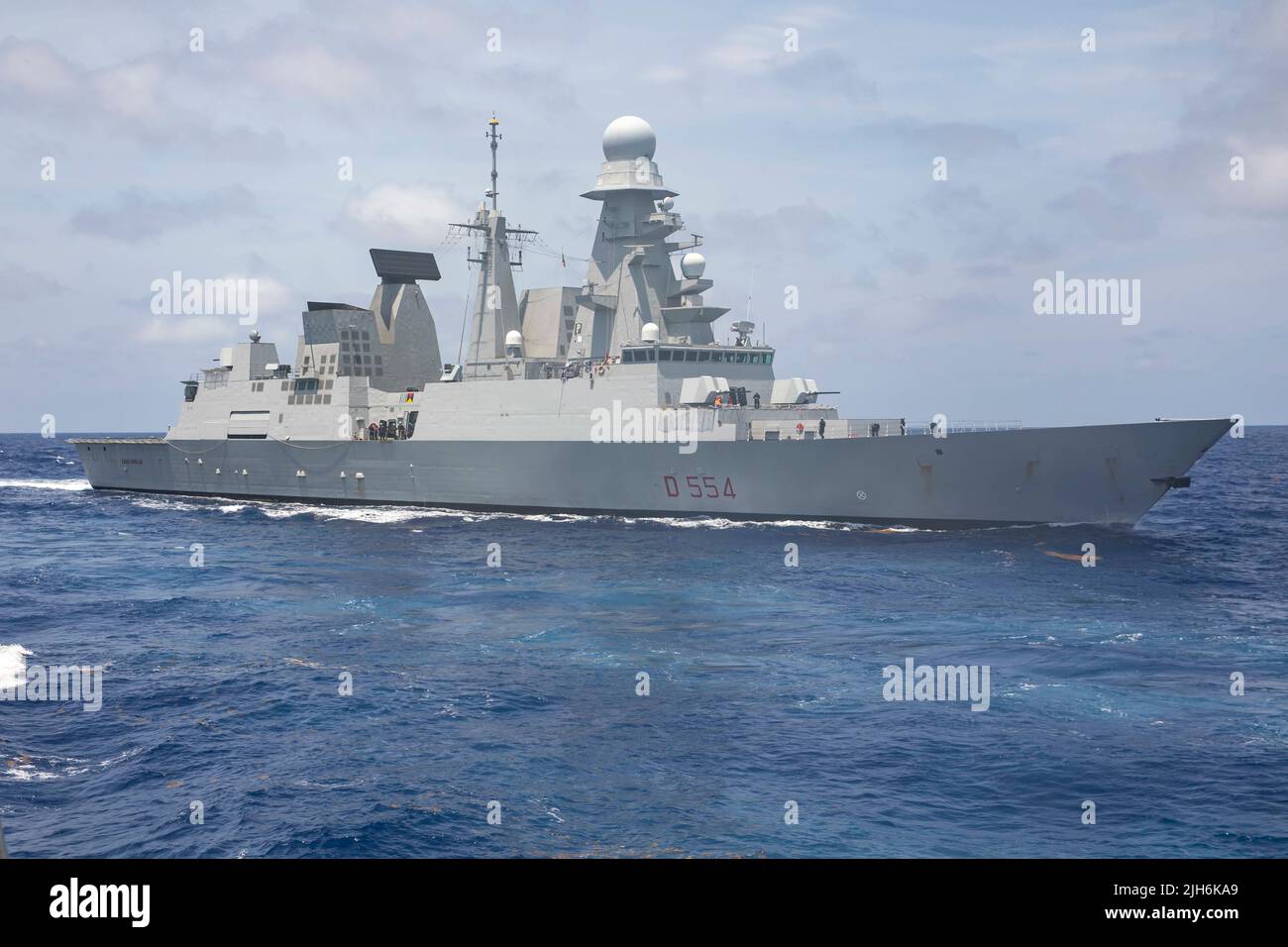 220611-N-UL352-1004 ATLANTIC OCEAN (June 11, 2022) Italian navy ...